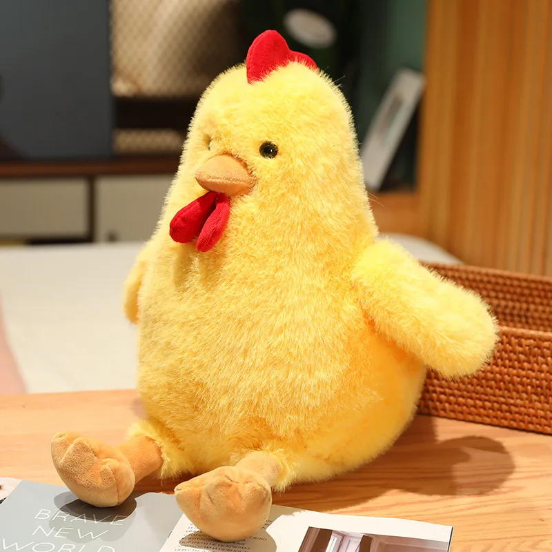 Farm Animal 2024 New Stuffed Chicken Flurry High Quality Custom Kawaii ...