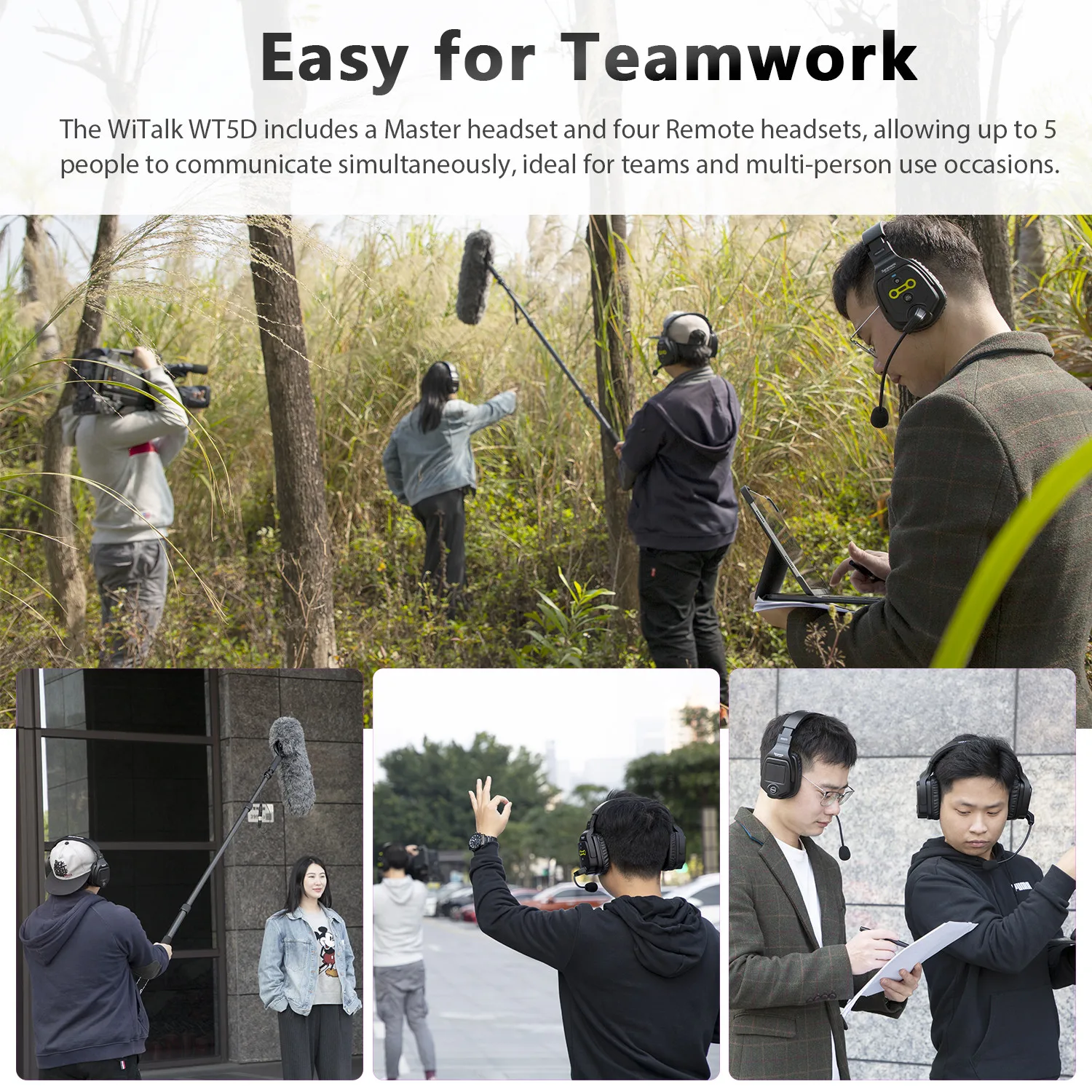 Saramonic Witalk WT5D - Full Duplex Wireless Intercom System