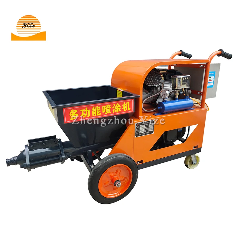Electric Mini Plastering Cement Sand Mortar Spraying Machine