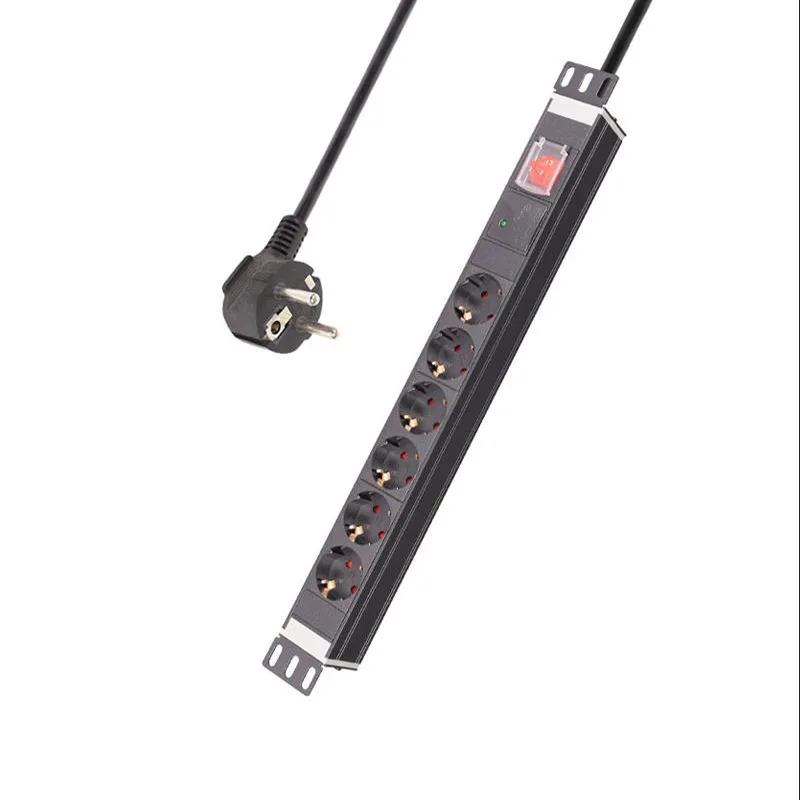 4000w Heavy Power Pdu 6 Ways German Standard Outlets Power Distribution ...