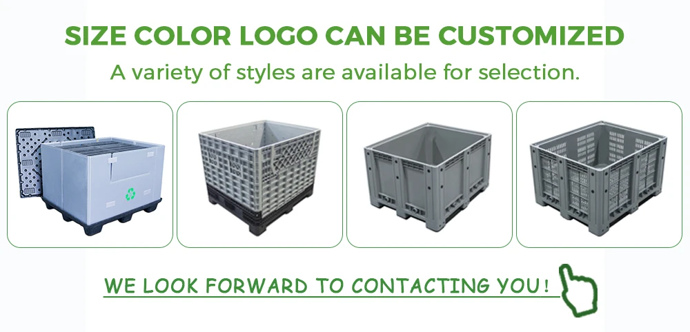 Big Plastic Crates - Durable, Foldable Storage Solutions