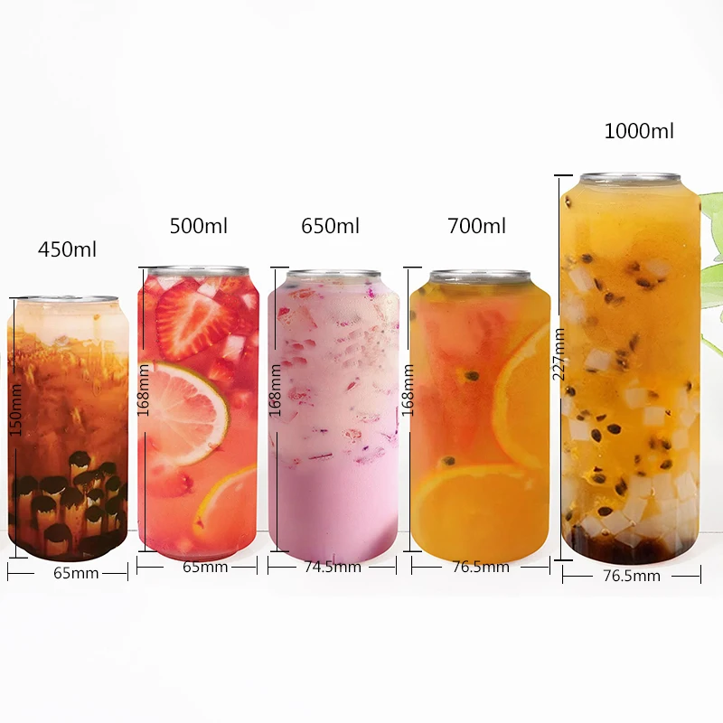 Custom Plastic Juice Bottles & Cans for Easy Opening | OEM PET Drink ...