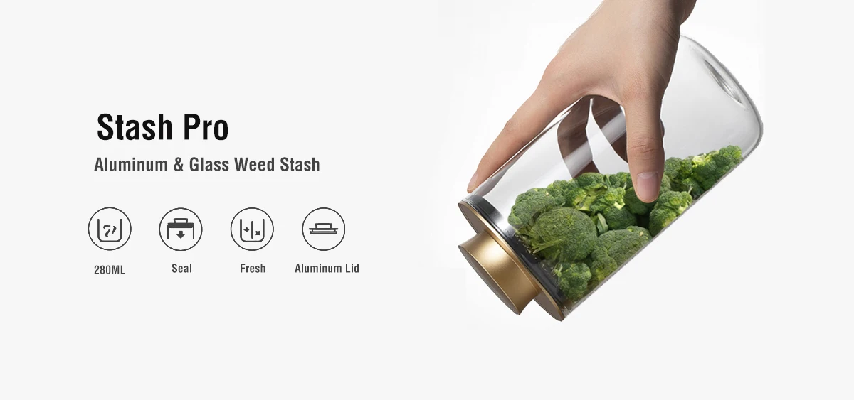 Va Aluminum Lid Stash Container Smell Proof Lid Free Gift Box Free ...