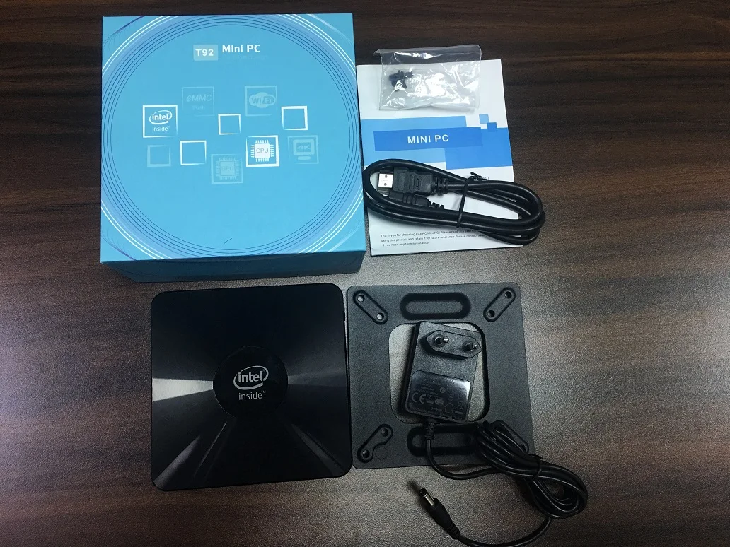 2021 New Private T92 Z8350 Quad Core Compact Desktop Mini Pc Win10 ...