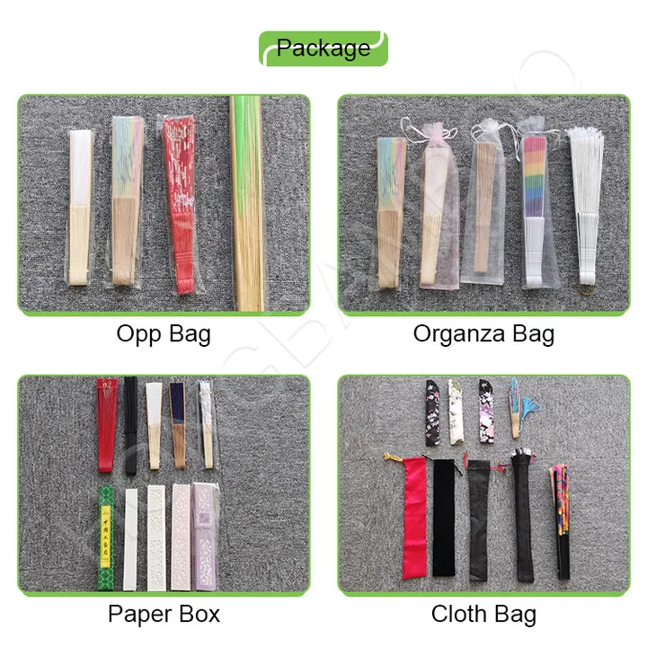 Chinese Japanese Folding Hand Fans - Eco-Friendly Gifts