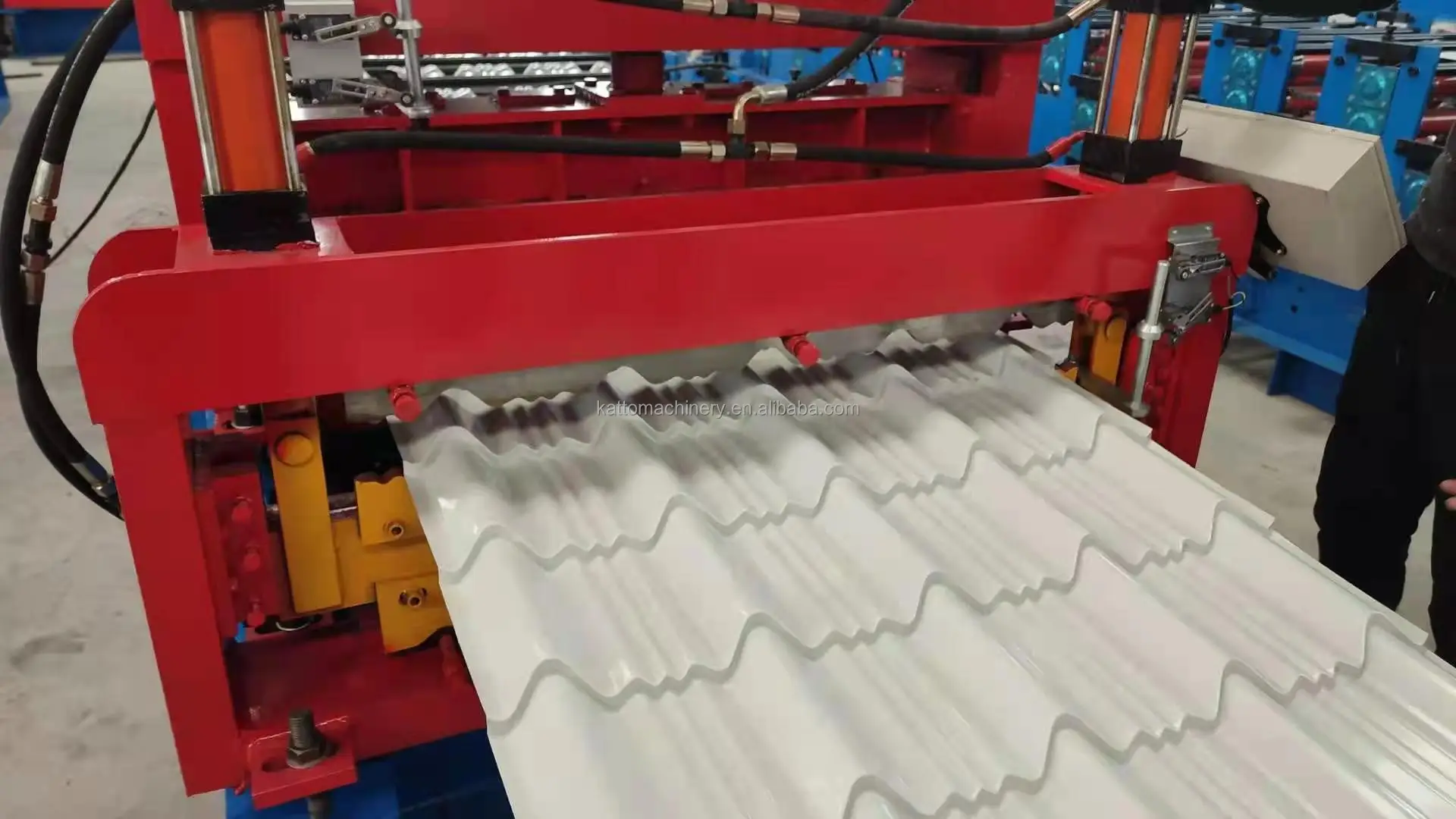 Triple Layer 3 Layer Sheet Metal Roof Profile Roll Forming Machine ...