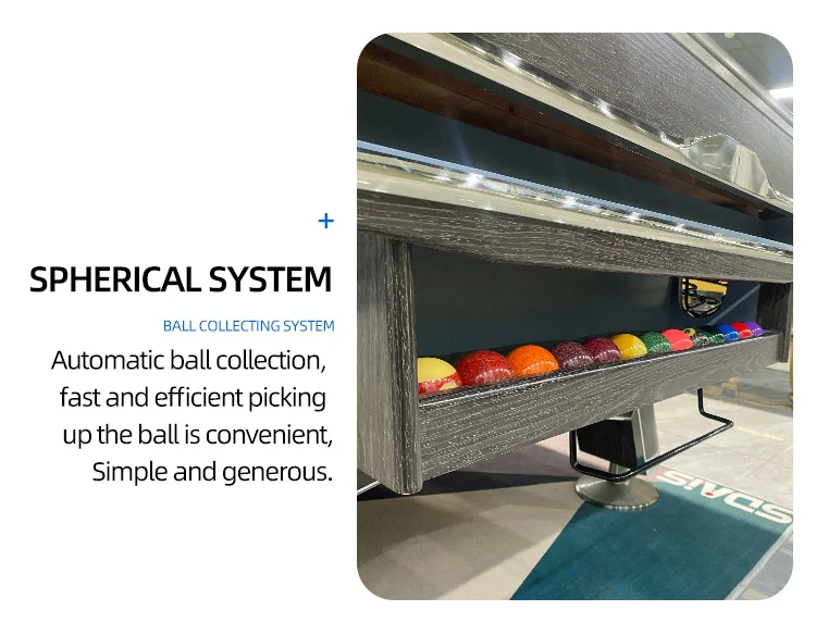 SDAIS 8-Pocket Star Maxima Billiard Table - Durable & Versatile