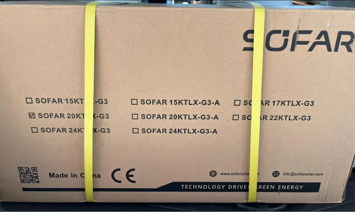 Sofar 3K-6KTLM-G3 Inverter - 97.5% Efficient Solar Solution