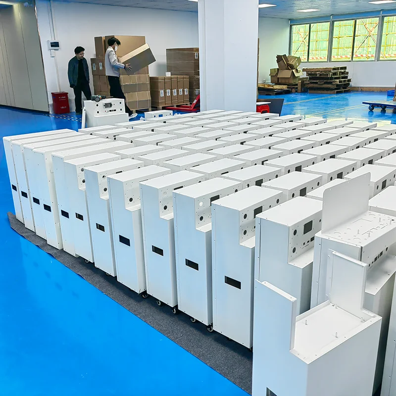 Vertical Movable Energy Storage Battery Cabinet Shell with Standard ...