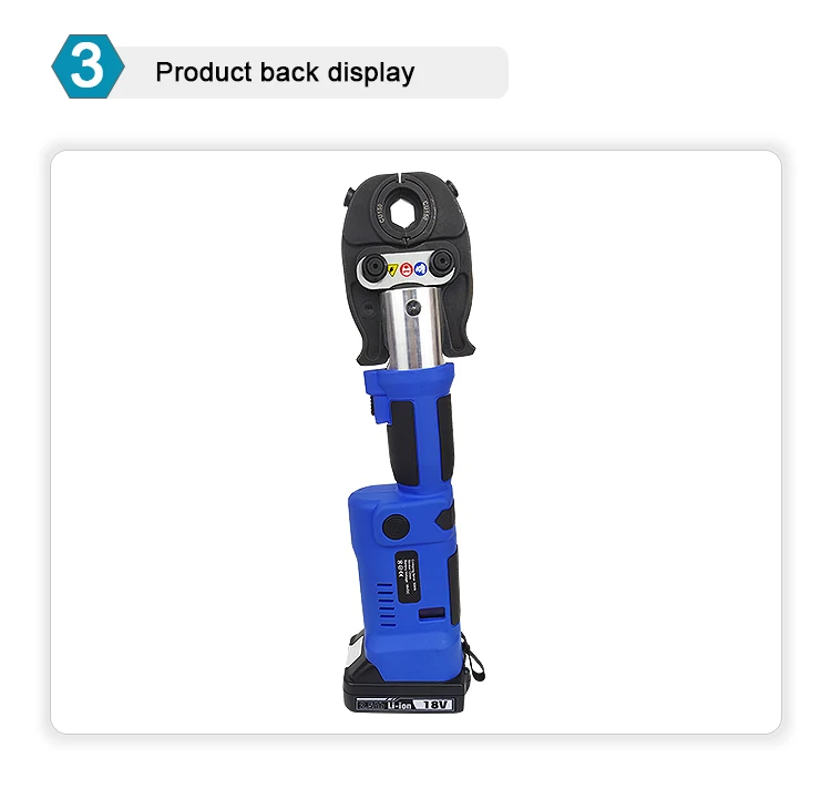 LS-300C Electric Cable Crimping Tool - 300mm2 Hydraulic Crimper, 18V ...