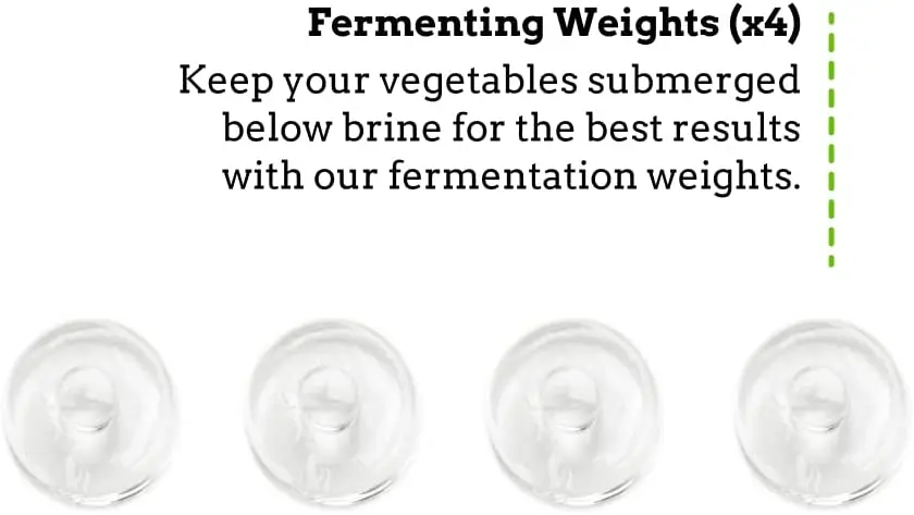 Fermentation Glass Weights with Easy Grip Handles - Kit
