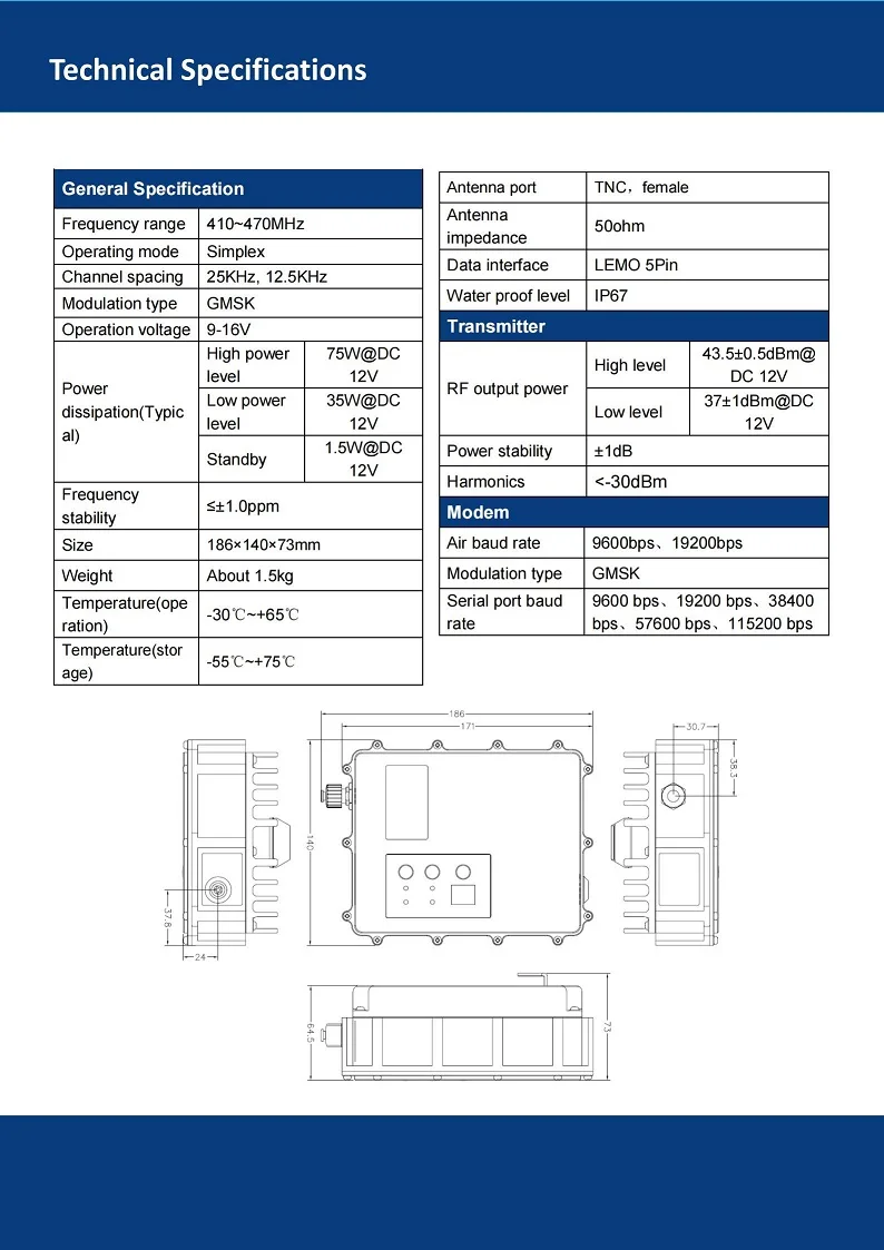 HARXON DU8602T - Reliable GNSS, RTK, and UHF Radio Solutions