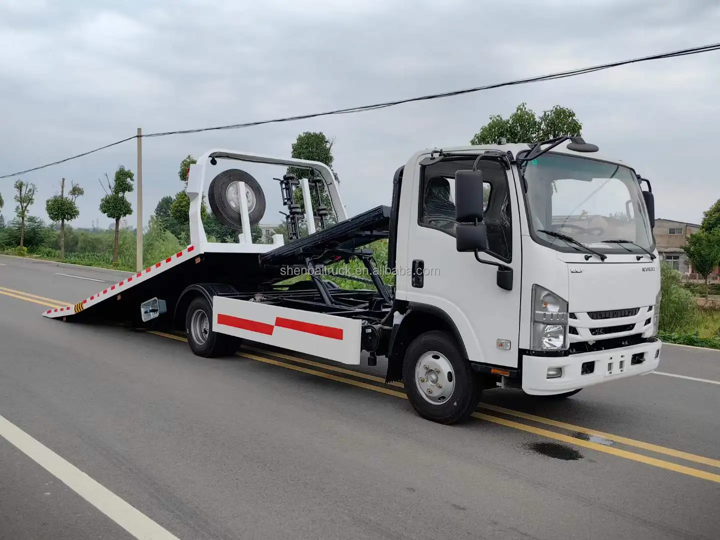 Alibaba.com: Japanese 1SUZU 4x2 flatbed tow truck with 3ton/5ton/6ton ...