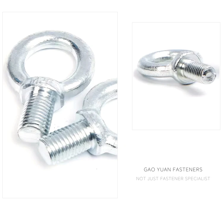 DIN 580 Ring Bolt M6-M42 - Durable Carbon Steel Eye Bolt