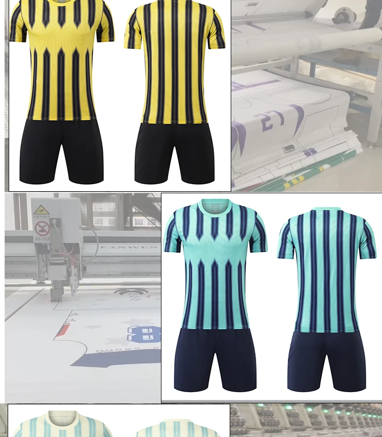 Wholesale Custom Soccer Jersey Adult Kids Boy Diy Football Uniform Set ...