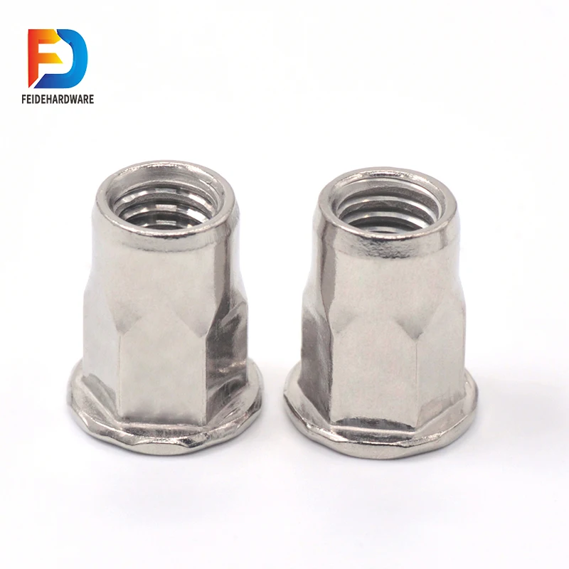 Custom Size Rivet Nut Tool Riveting Nut Stainless Steel Half-Hexagon ...