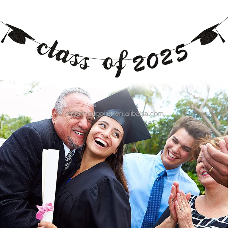 Graduation Banner Congrats Grad Banner Party Decorations Graduation ...