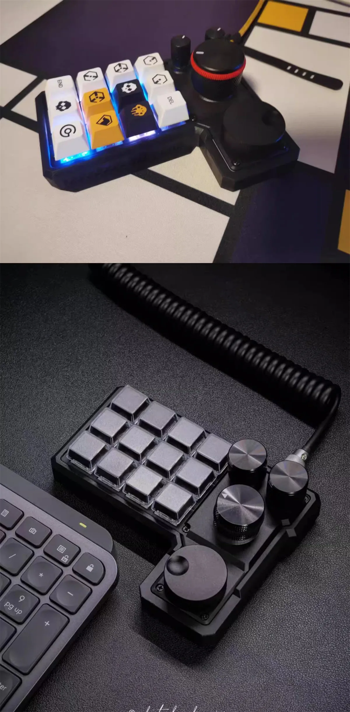 Designer Keyboard Mechanical Switches Mini Shortcut Keypad 12E4 for ...