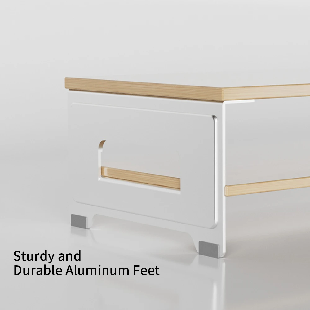 2 Tiers Monitor Stand For Laptops And Printers Ergonomic Monitor Stand ...