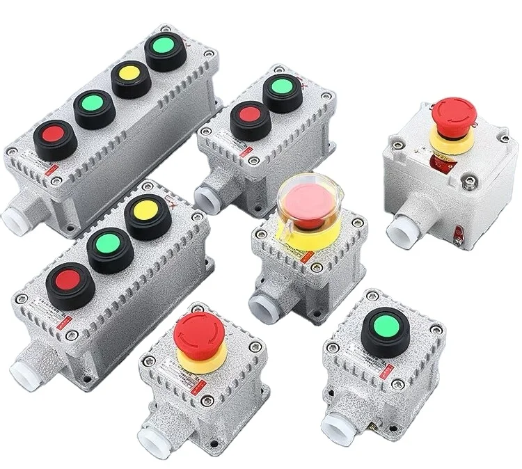 LA53 Series Explosion Proof Emergency Stop Switch Explosion-proof Control Push Button Switch ...