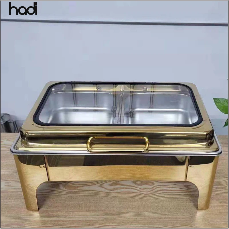 Wholesale Electric Black Stainless Steel Chaffing Buffet