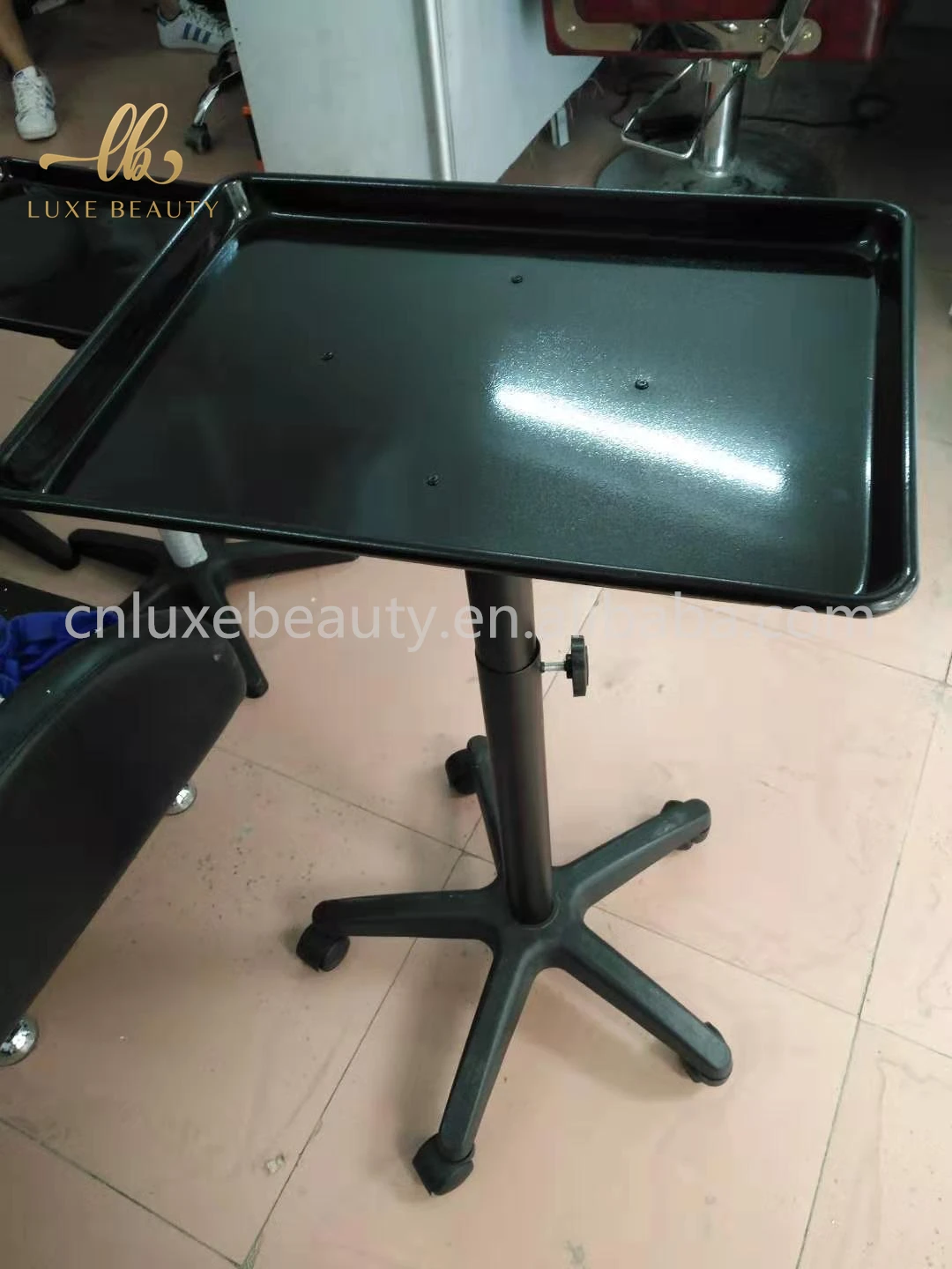 Hair Stylist Storage Trolley with Simple Tools Holders Salon Rolling ...