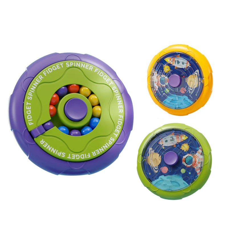 Rotate Maze Stress Relieve Games Gyroscope Spinner Cheap Fidget Toys ...