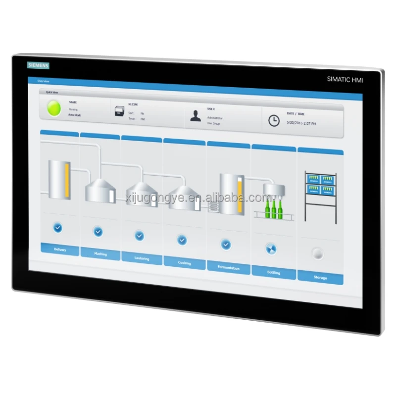 Original Siemens Simatic Hmi Hmi Ktp600 Smart Panel 6av6647-0af11-3ax0 ...