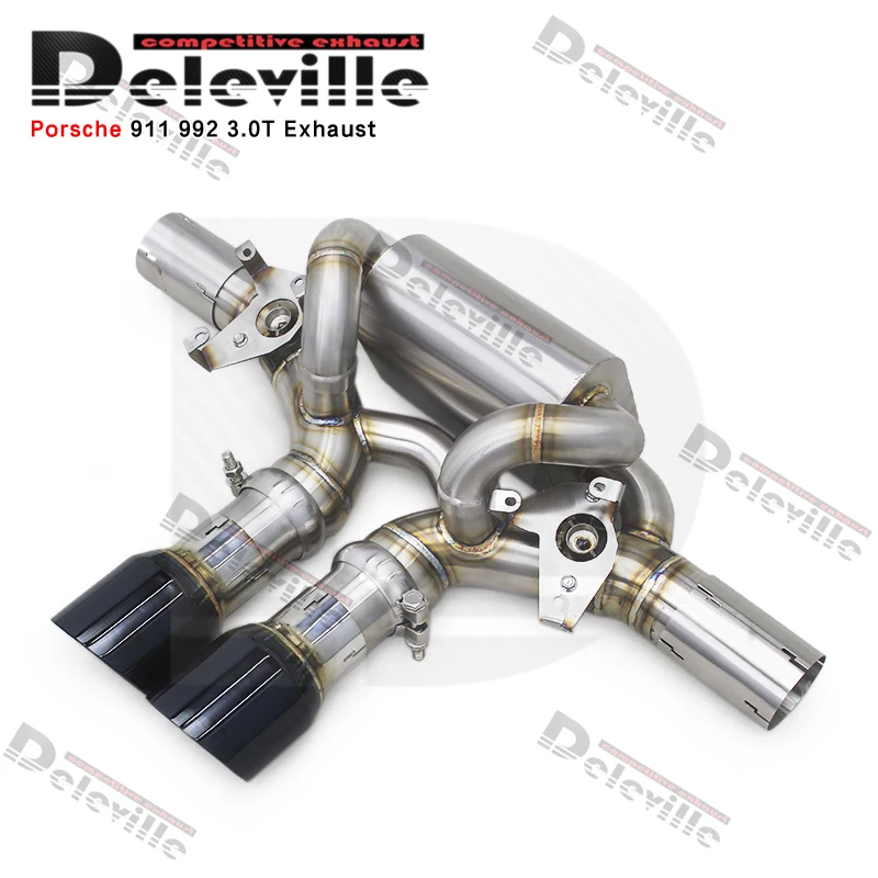Factory Ss304 Catback Exhaust For Porsche 911 992 3.0t 2020-2023 Racing ...