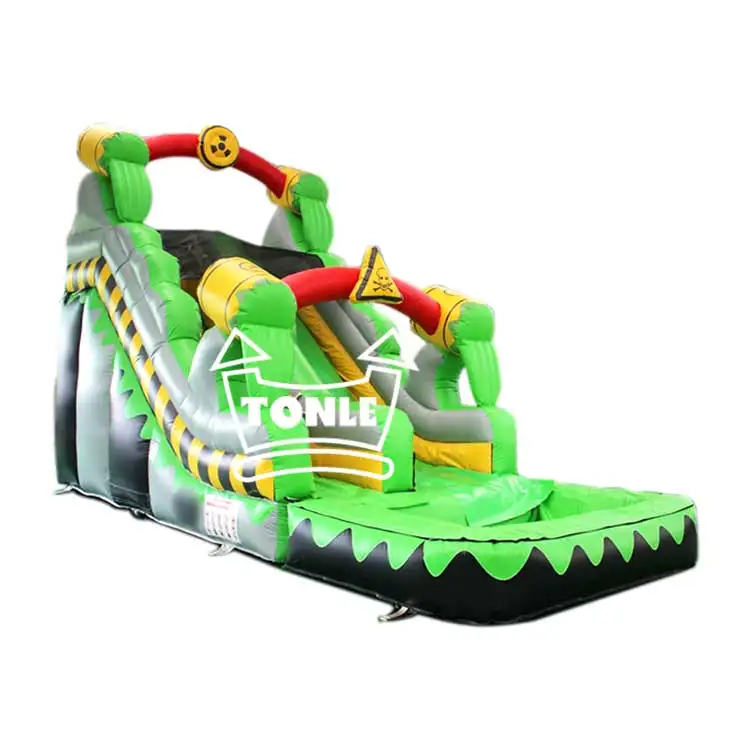17ft Tall Water Slide Inflatable Toxic Slide For Sale - Buy 17ft Tall ...