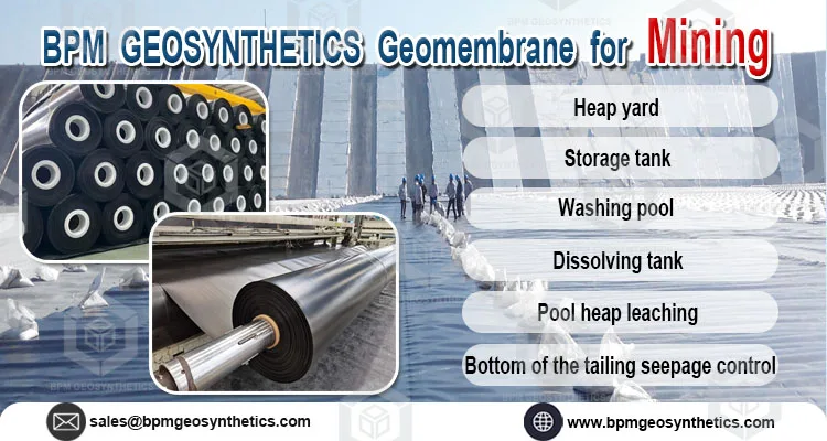 Customizable Hdpe Lower Containment Liner Geomembranes For Mining Projects In Ecuador - Buy ...