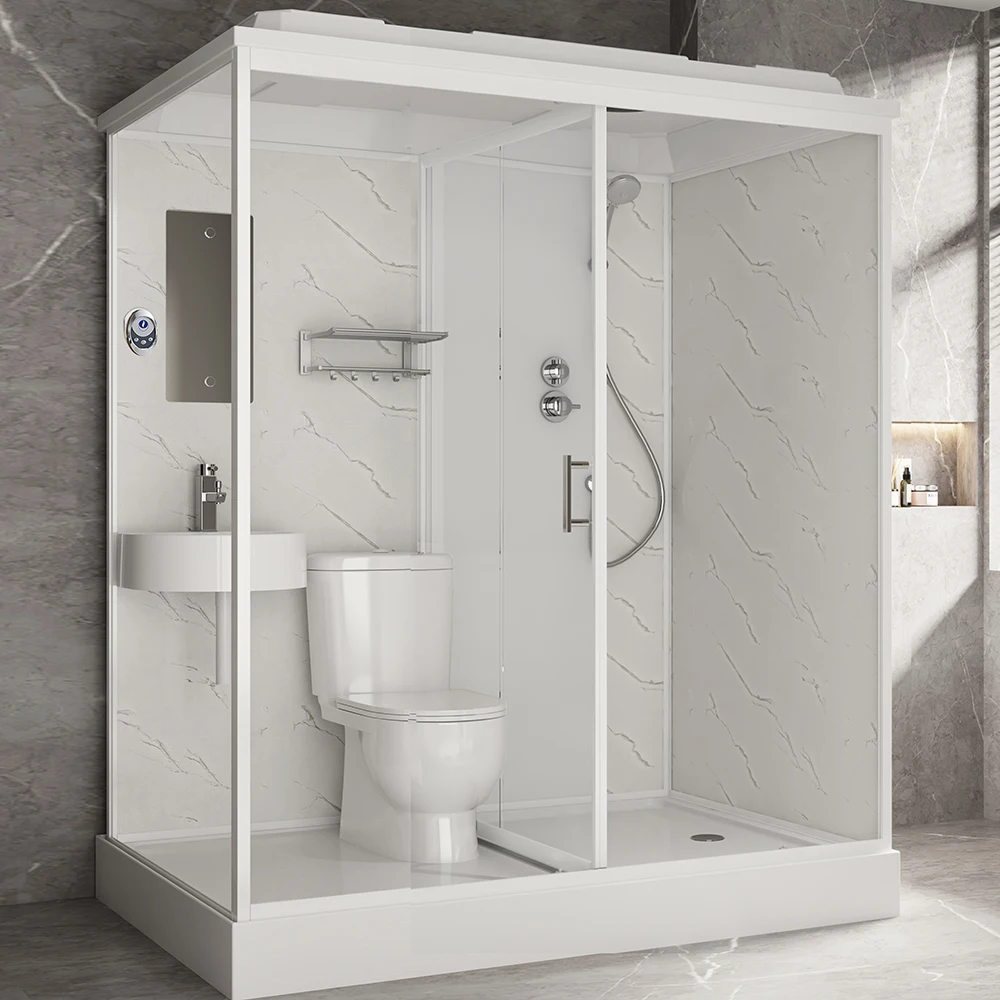 Shower and Toilet Cabin - Modern Bathroom Pod by BAIQI