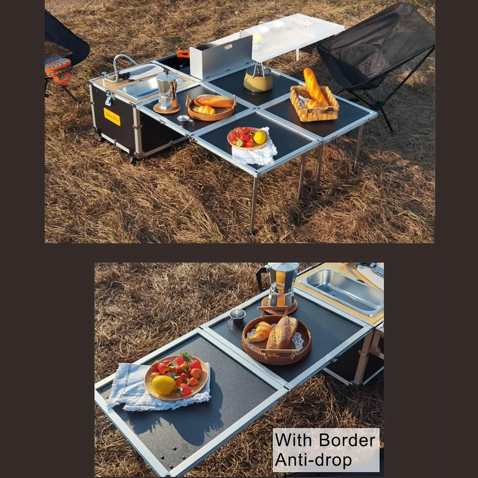 Portable Camping Kitchen - Ultimate Outdoor Cooking Set