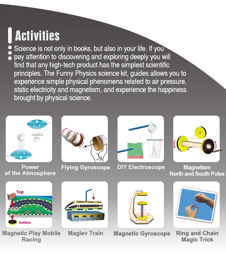 Fun Physics Exploration Mechanics Lab Educational Experiment Kit ...