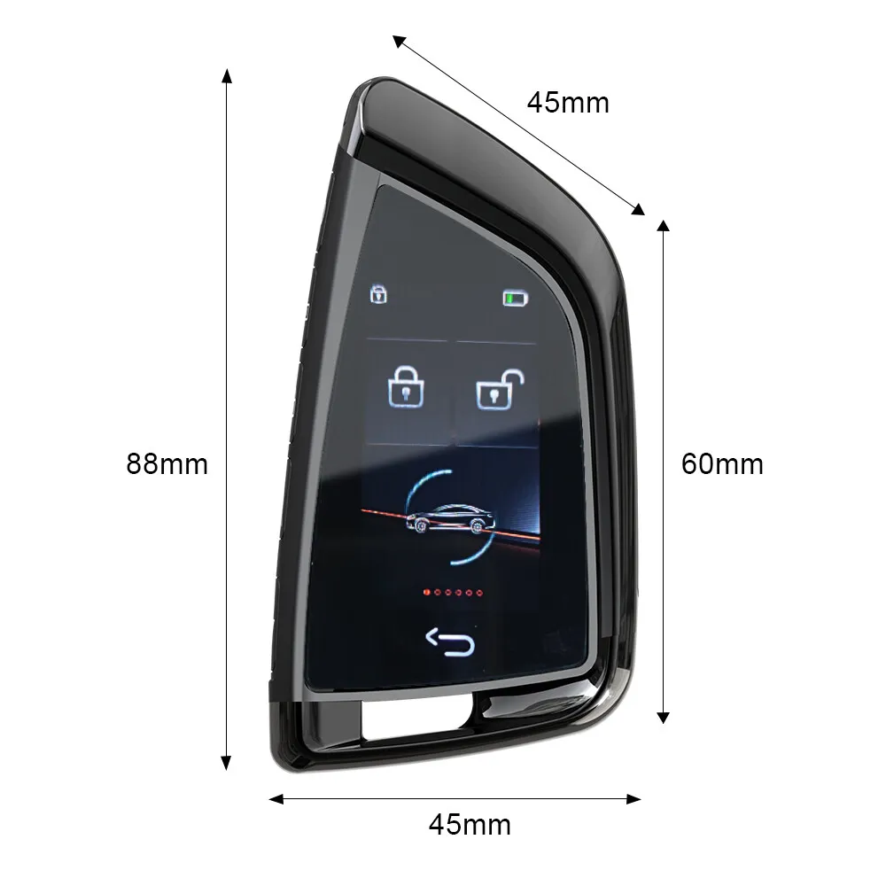Universal LCD Smart Key for BMW - Keyless Entry & Touch Control