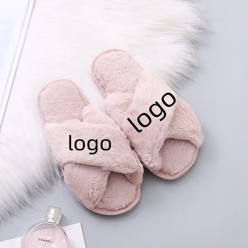 Warm and Fuzzy: Custom Logo Promotion Gift - Winter Slippers