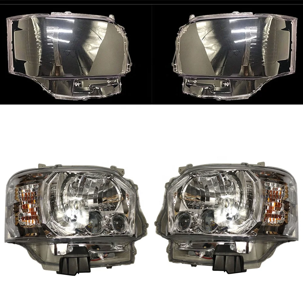 Hiace 2014-2018 LED Headlight Lens - Clear, Reliable Light