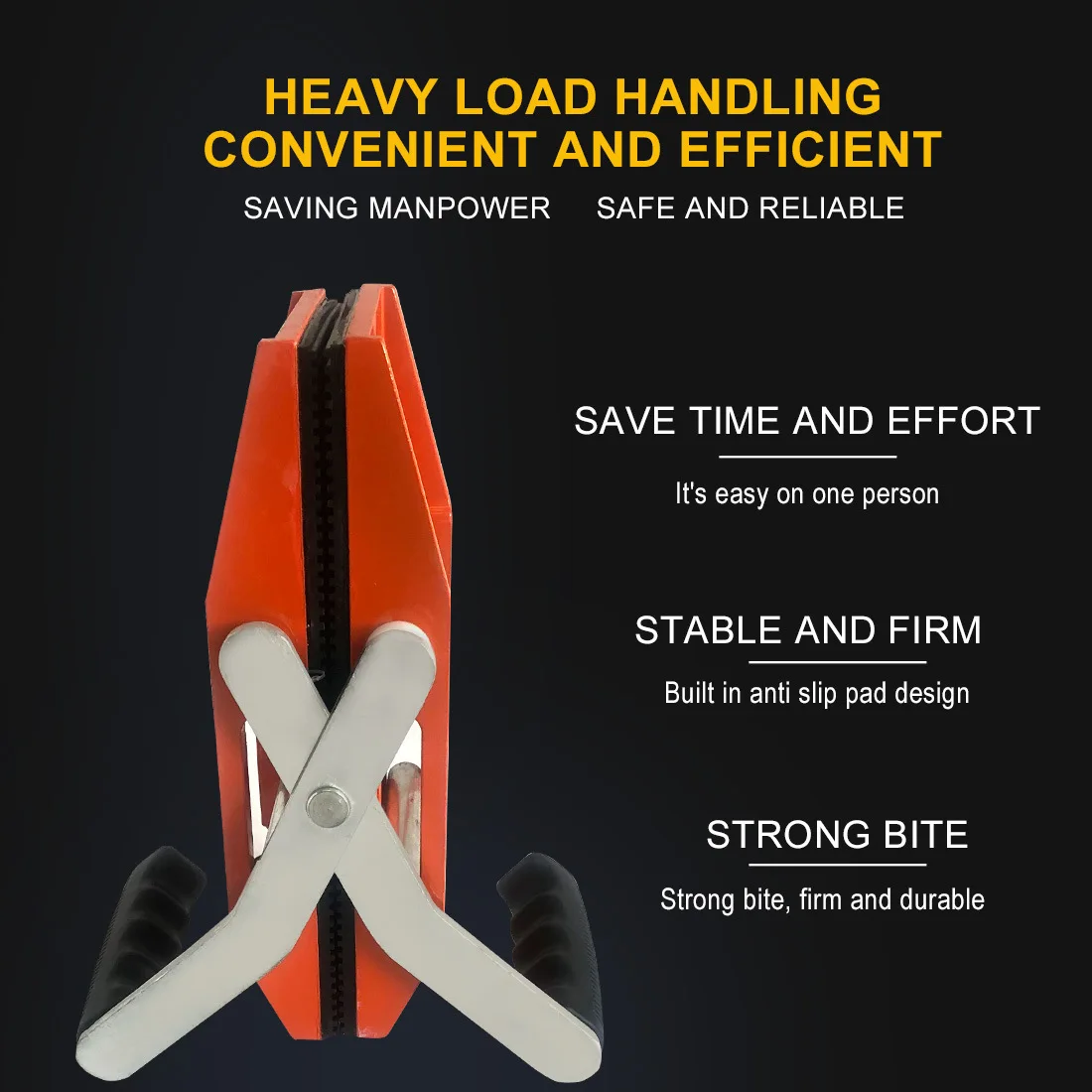 Aluminum Alloy Scissor Lifting Tool Handheld Stone Carry Clamps for ...