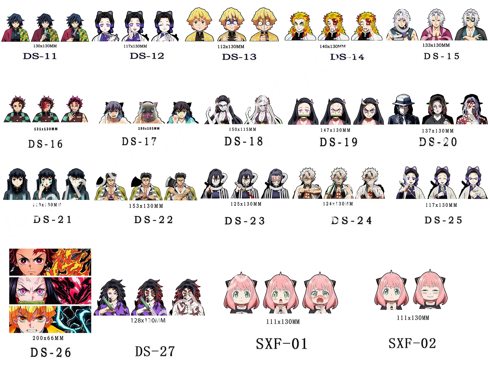 Anime 3D Stickers - Waterproof Decals for Cars & Wall Art