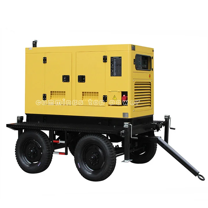 Trailer Silent Generator 150kva Epa Silent Type Diesel Generator Set ...