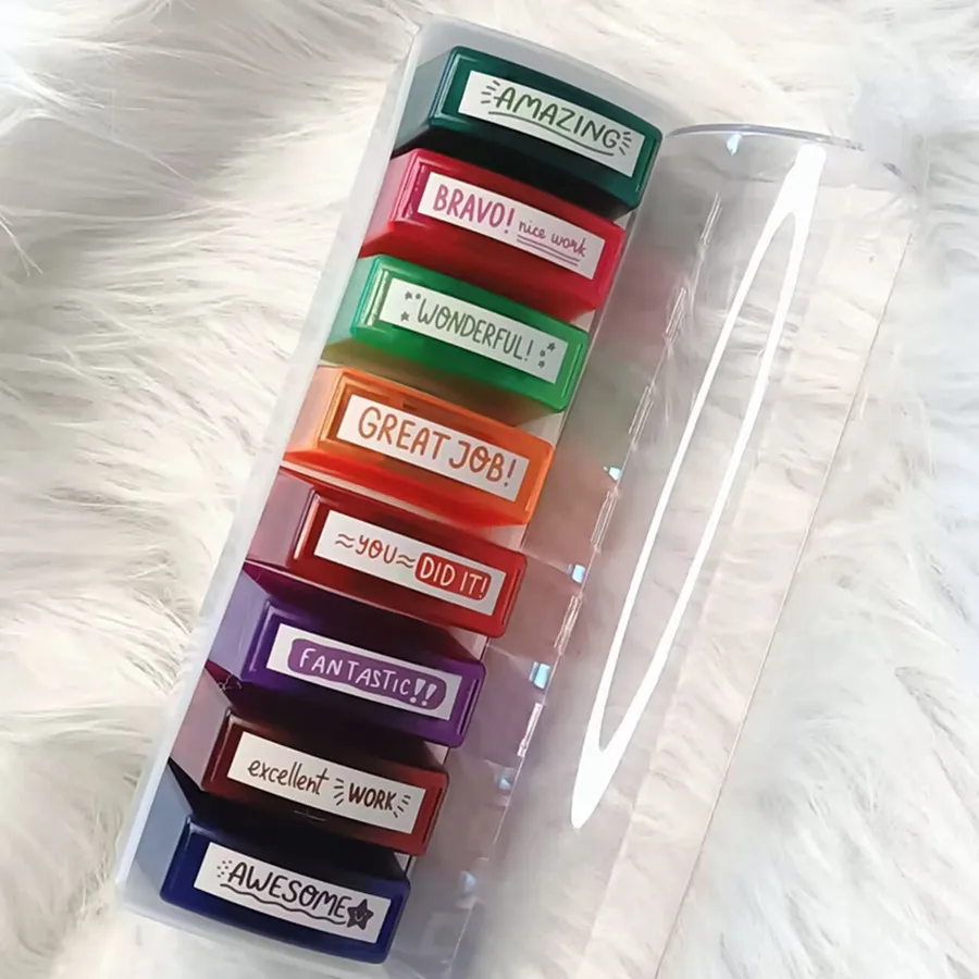 Best Teacher Kit Custom Stamp Logo Personalized Self-inking School ...