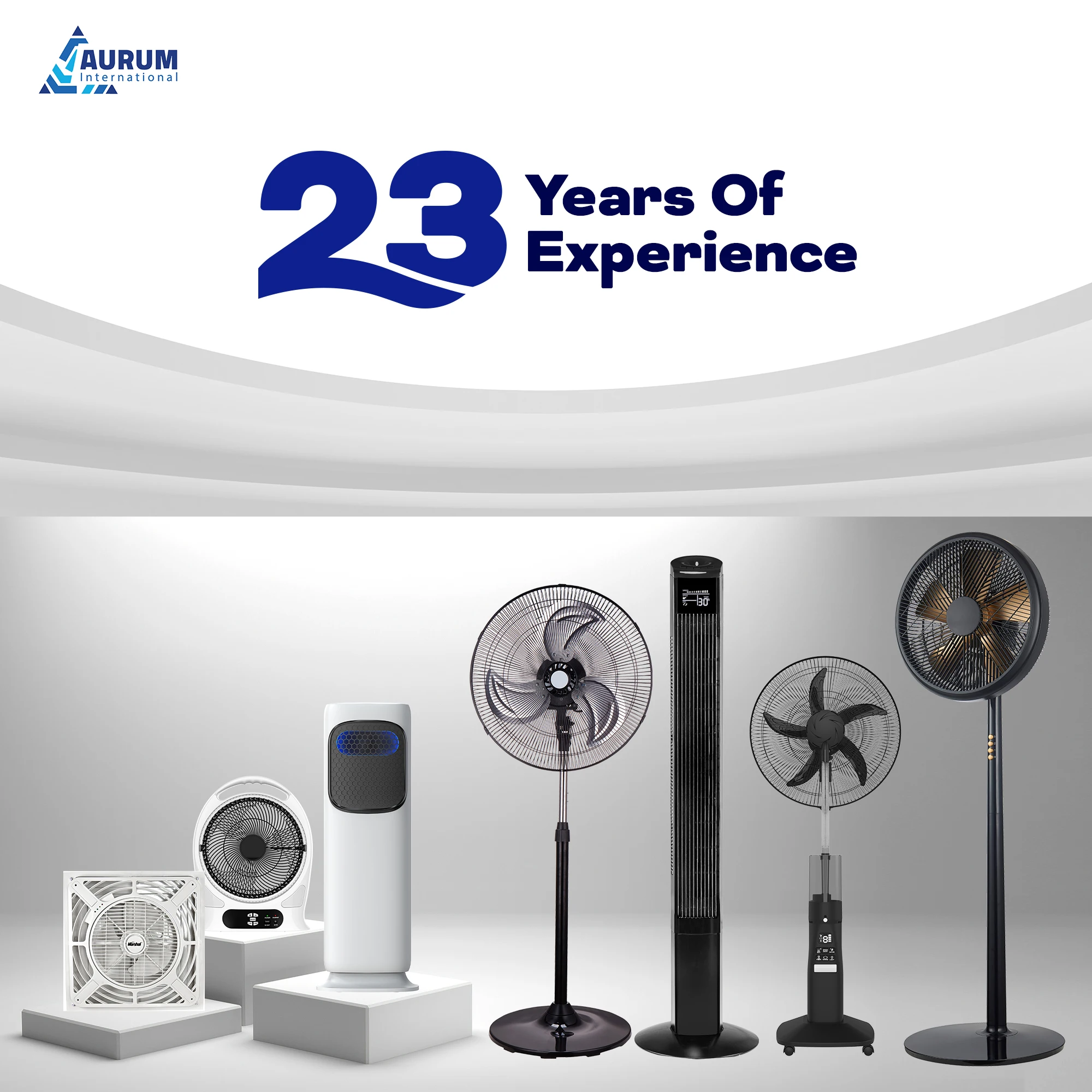 18-Inch 3 in 1 Black Industrial Stand Fan 55W Aluminum Blade 3-Speed ...