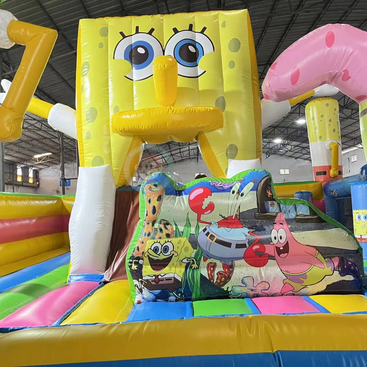 Trampoline Park Indoor Sponge Bob Bounce House Inflatable