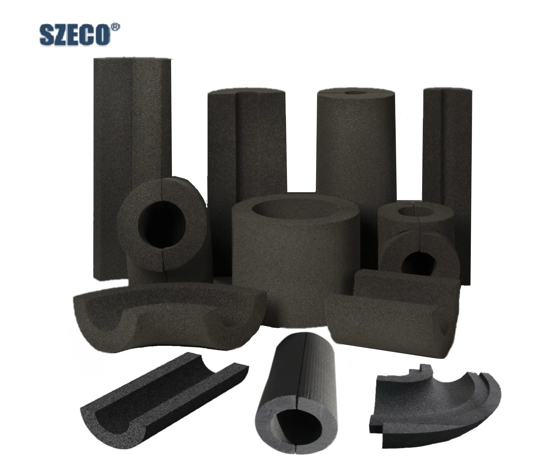 ASTM C552 Perfect Insulation Property Foam Glass Tube Heat Insulation Materials Suppliers ...