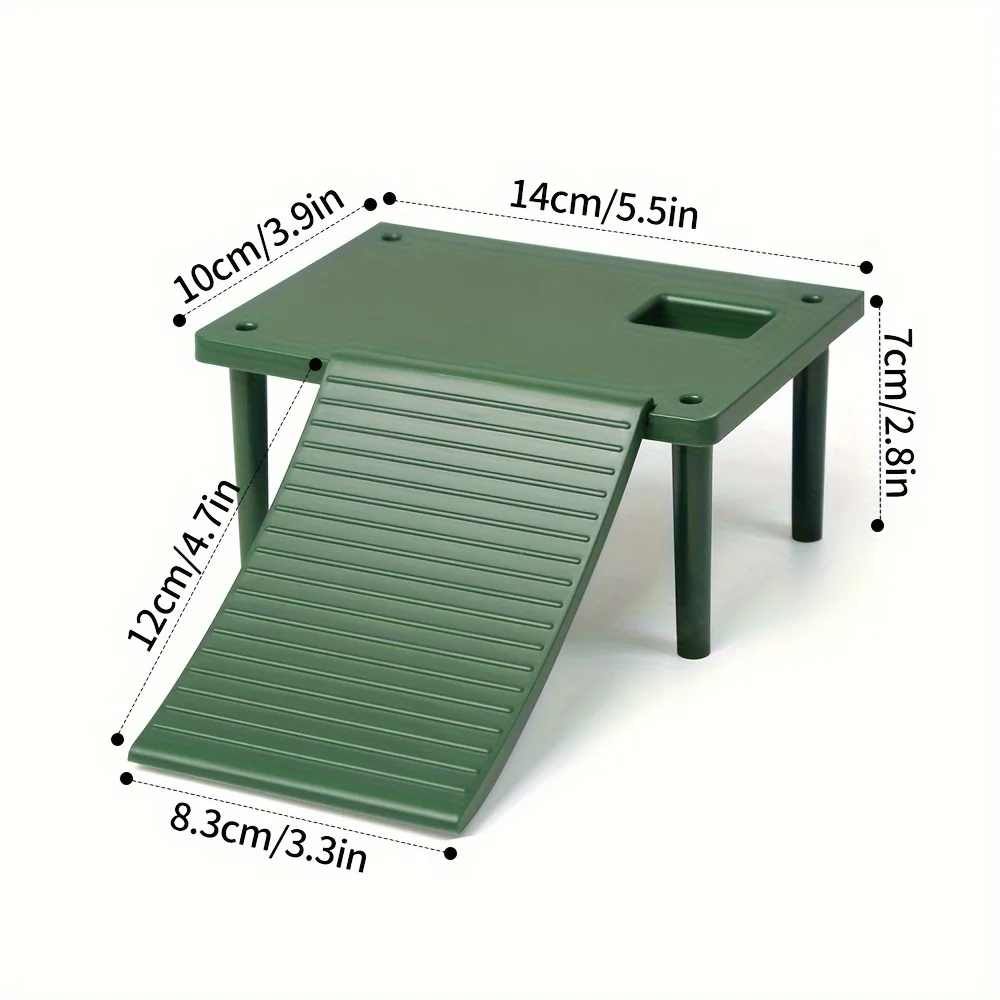 Plastic Turtle Shower Table Fish Tank Aquarium Platform With 2pcs ...