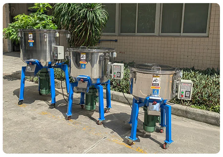 50kg Automatic Plastic Pellets Color Plastic Mixer Machines Vertical ...