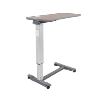 Hospital Over Bed Table With Wheels Medical Movable Patient Dining ...