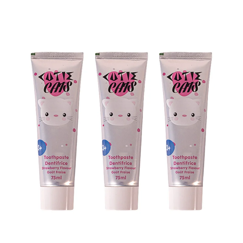 Children Fluoride Anticavity Kids Toothpaste Strawberry Flavour 75ml ...