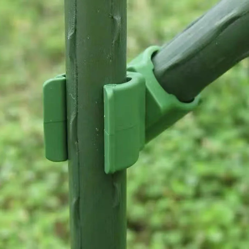 Stakes Connector Clips - Adjustable Support for Garden Plants