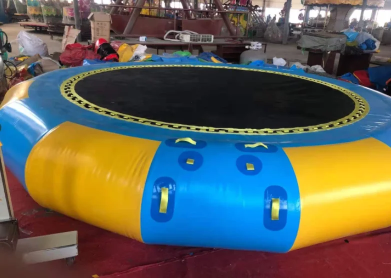 Floating Island Pool Drop Stitch Boat Dock - Water Trampoline